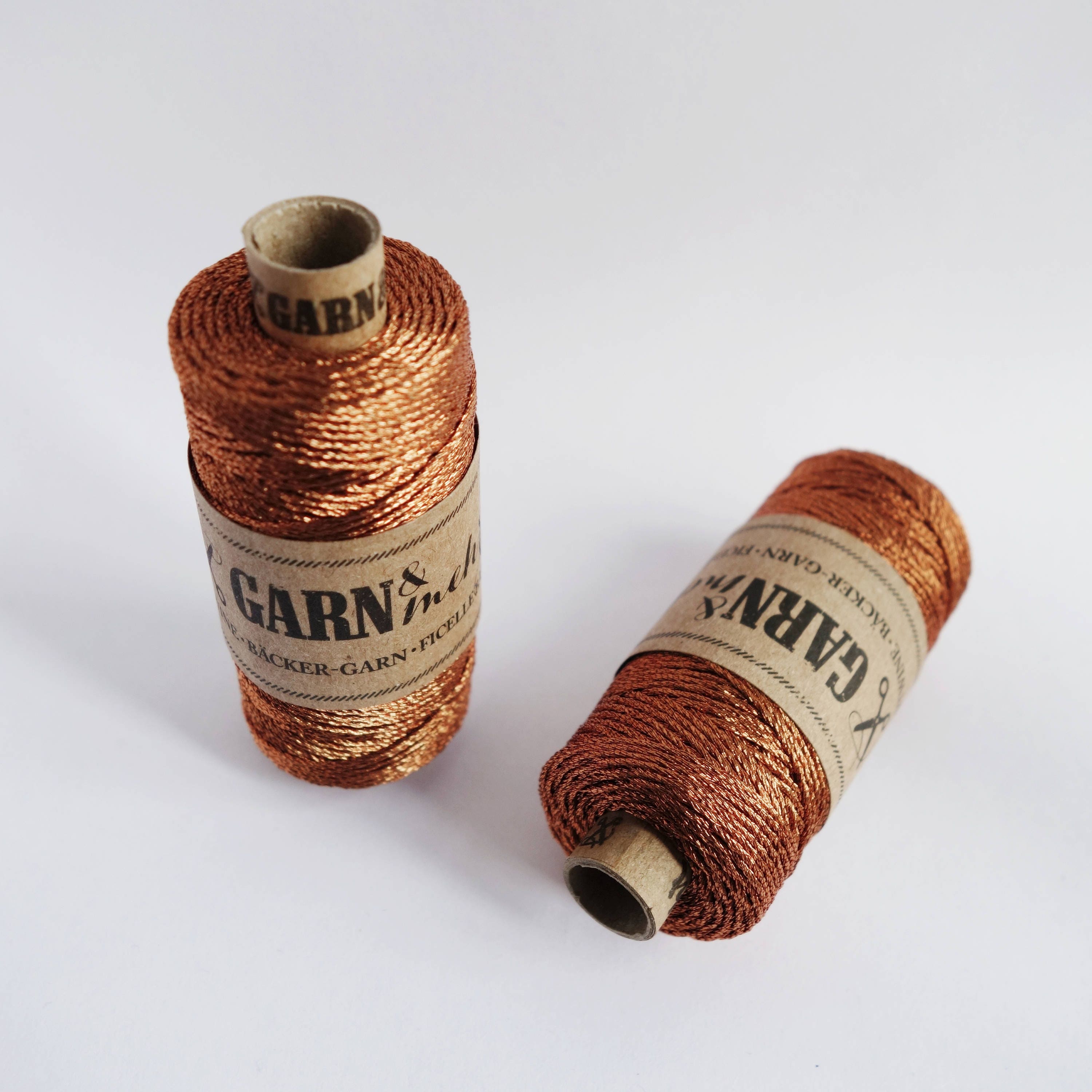 1 Spool Baker's Twine Gift Ribbon Cord Thread in Copper | Etsy