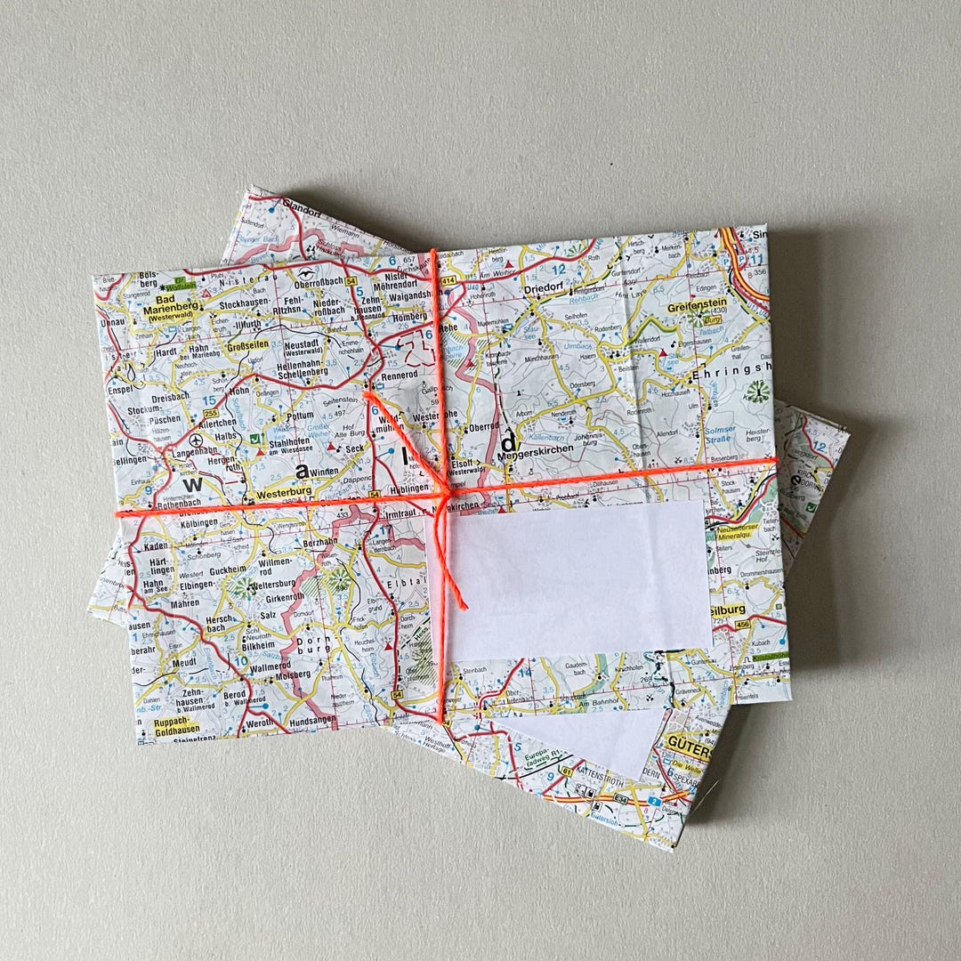 9 Vintage Envelopes + Mini Envelope Paper Bag Stationary Paper Bags Set ...