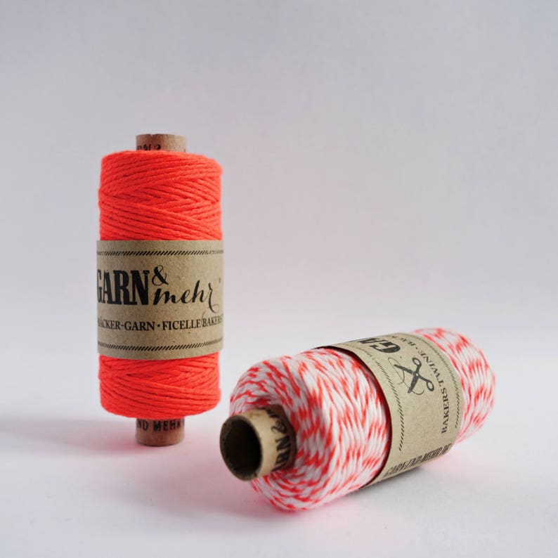 1 Spool Baker's Twine Gift Ribbon Cord Thread in Neon - Etsy