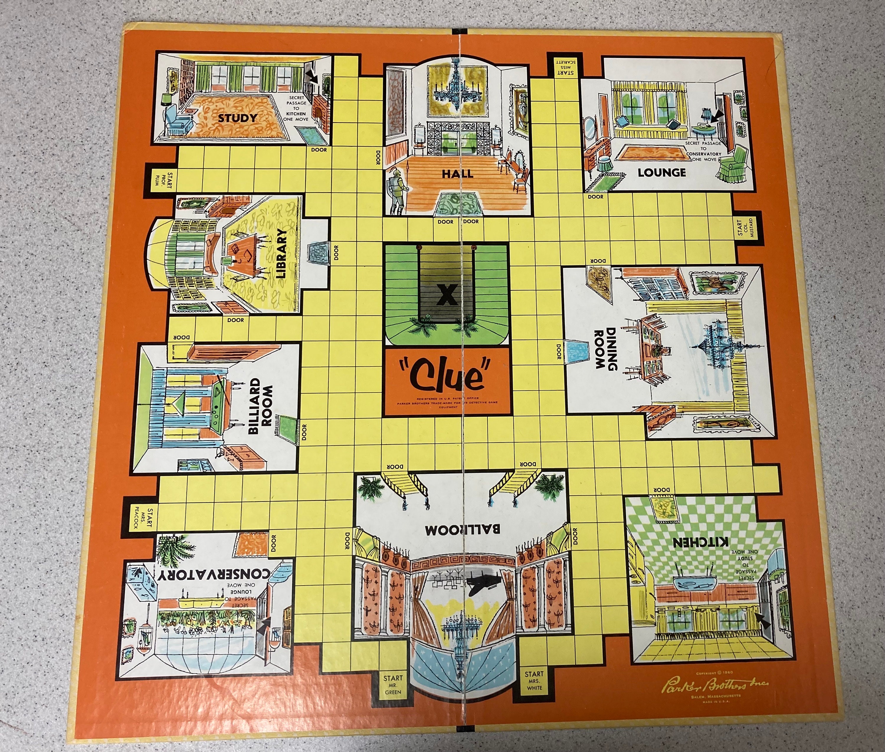 Vintage Clue Game - Etsy