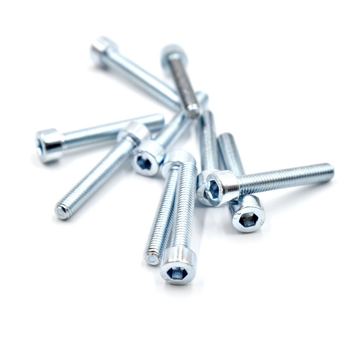 Screws M5x30mm Cheese Head Imbus Steel Zink Finish 10pcs - Etsy