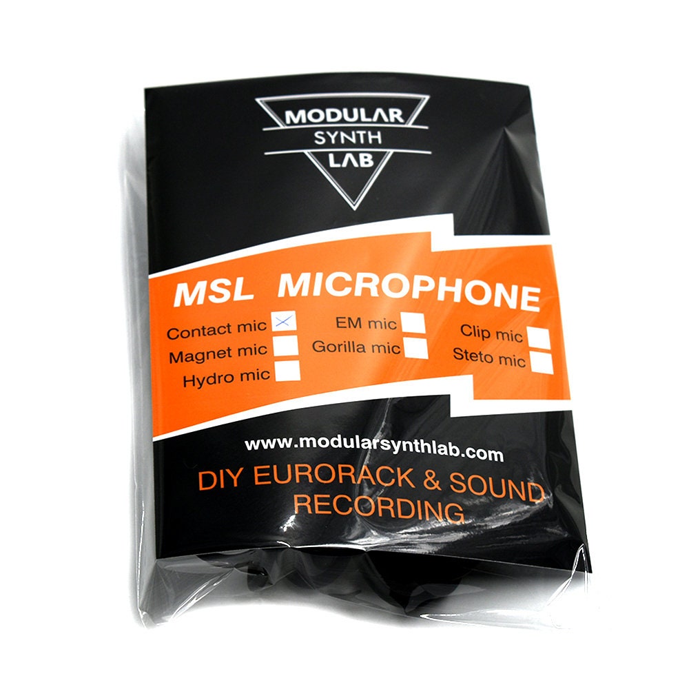 High Quality Piezo Contact Microphone, Piezo Transducer, 27mm, 120cm ...