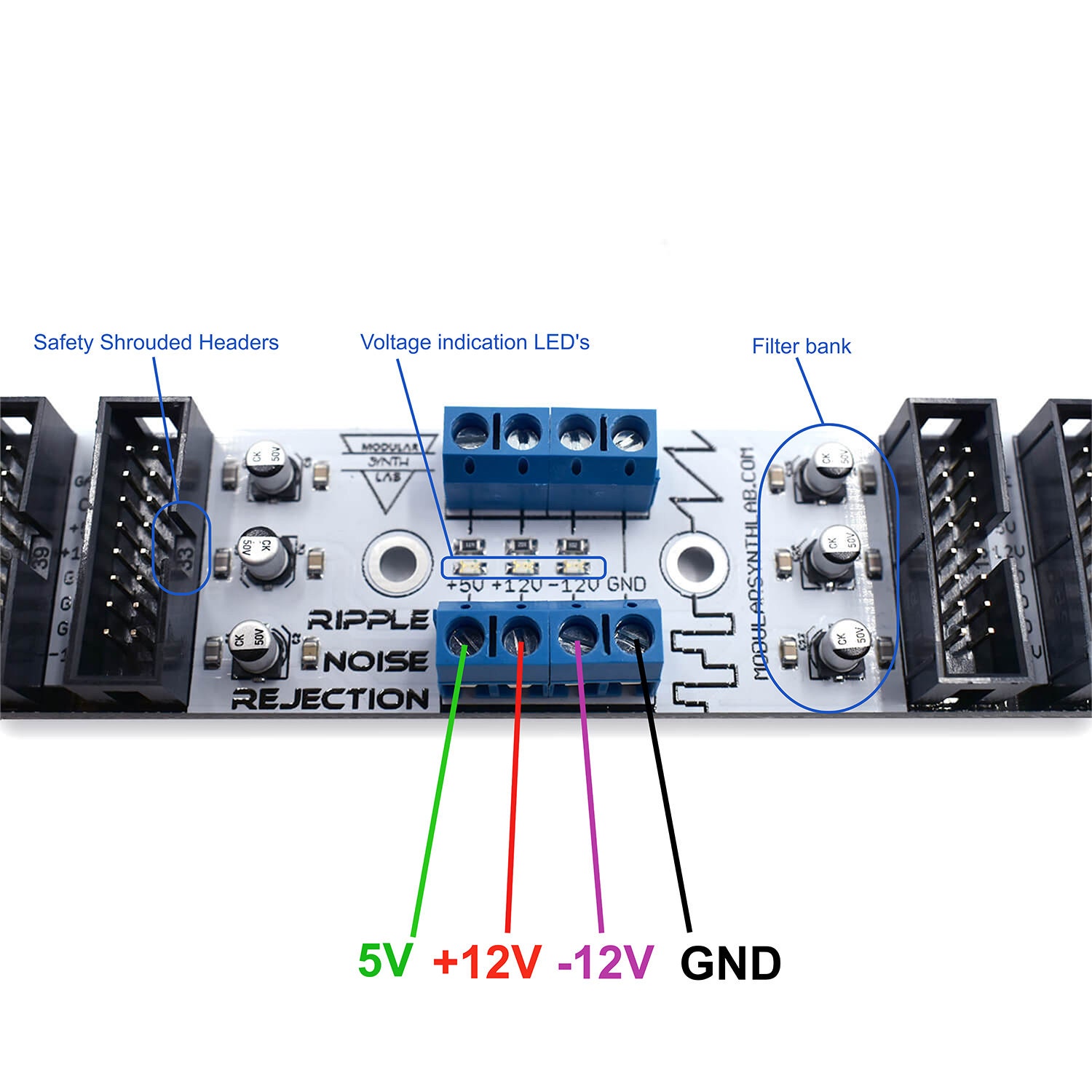 Eurorack Bus Board Eurorack Case Power Modular Synthersizer Eurorack ...
