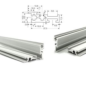 Custom Size Eurorack Rails, Natural Anodized Aluminum, Cut to Length - Etsy