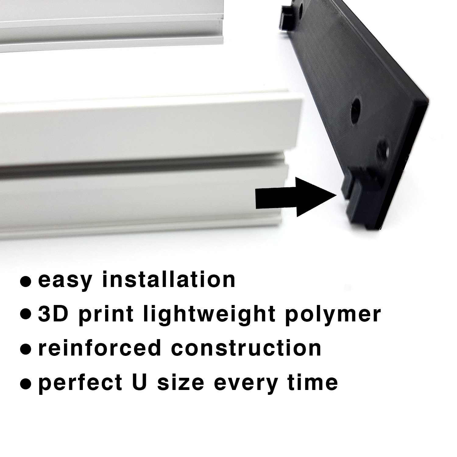 1U Eurorack Side Brackets Intellijel Size, 1U Eurorack Side Cheeks ...