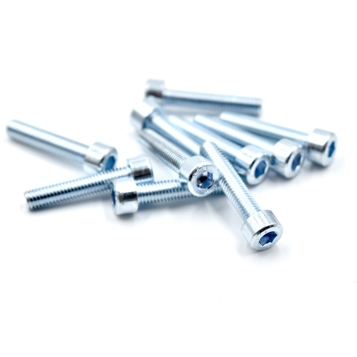 Screws M5x25mm Cheese Head Imbus Steel Zink Finish 10pcs - Etsy