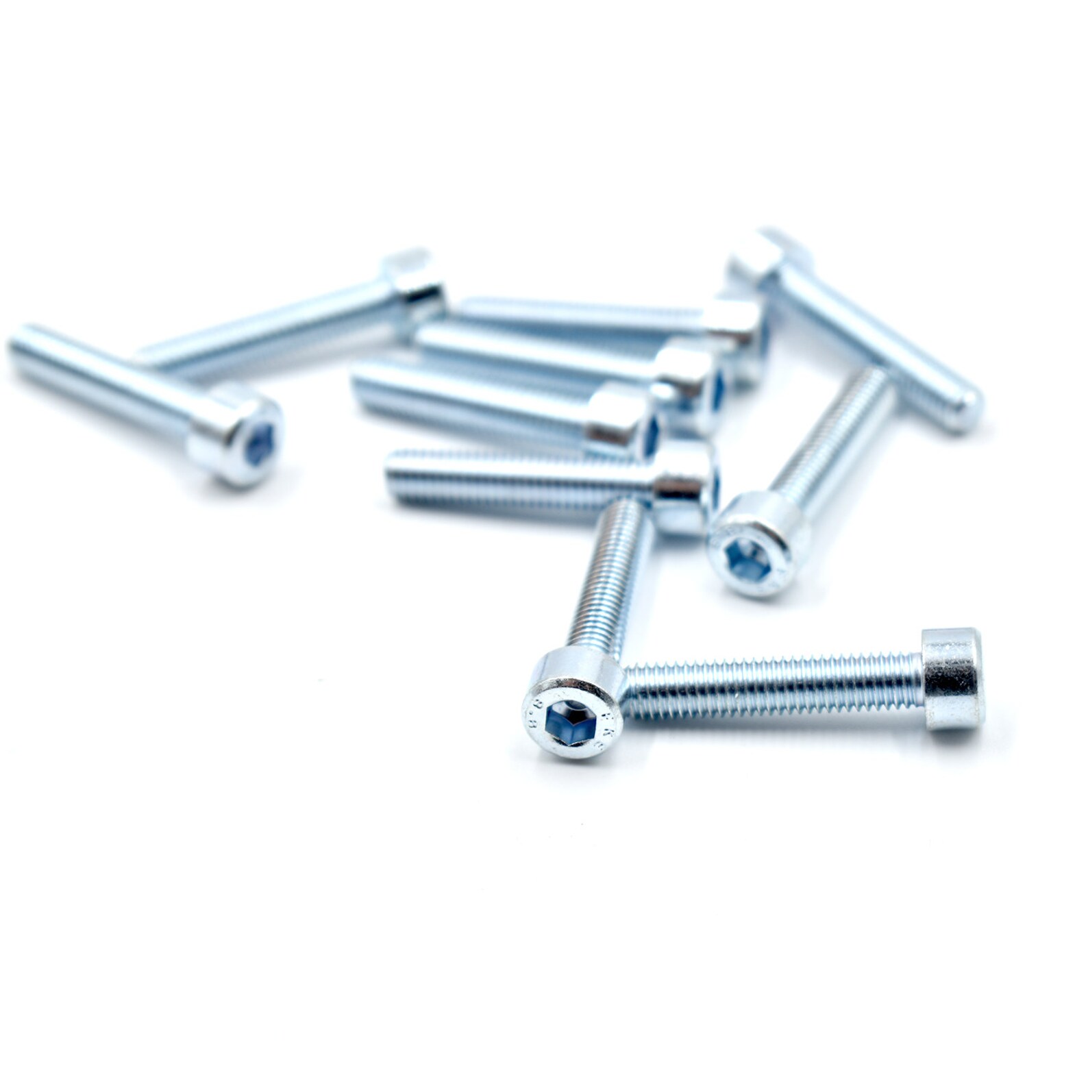 Screws M5x25mm Cheese Head Imbus Steel Zink Finish 10pcs - Etsy