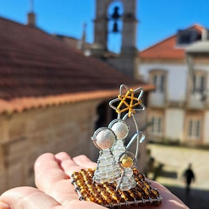 Bead and Wire Nativity Scene Sculpture - Etsy