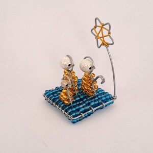 Bead and Wire Nativity Scene Sculpture - Etsy