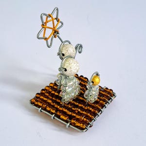 Bead and Wire Nativity Scene Sculpture - Etsy