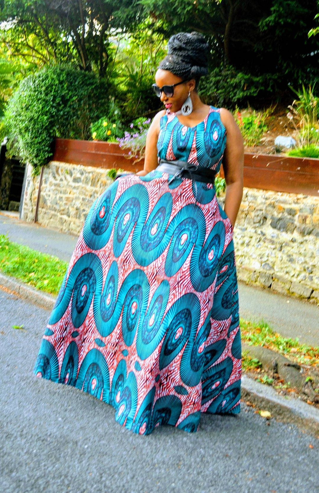 MALAIKA African Print Maxi Dress - Etsy