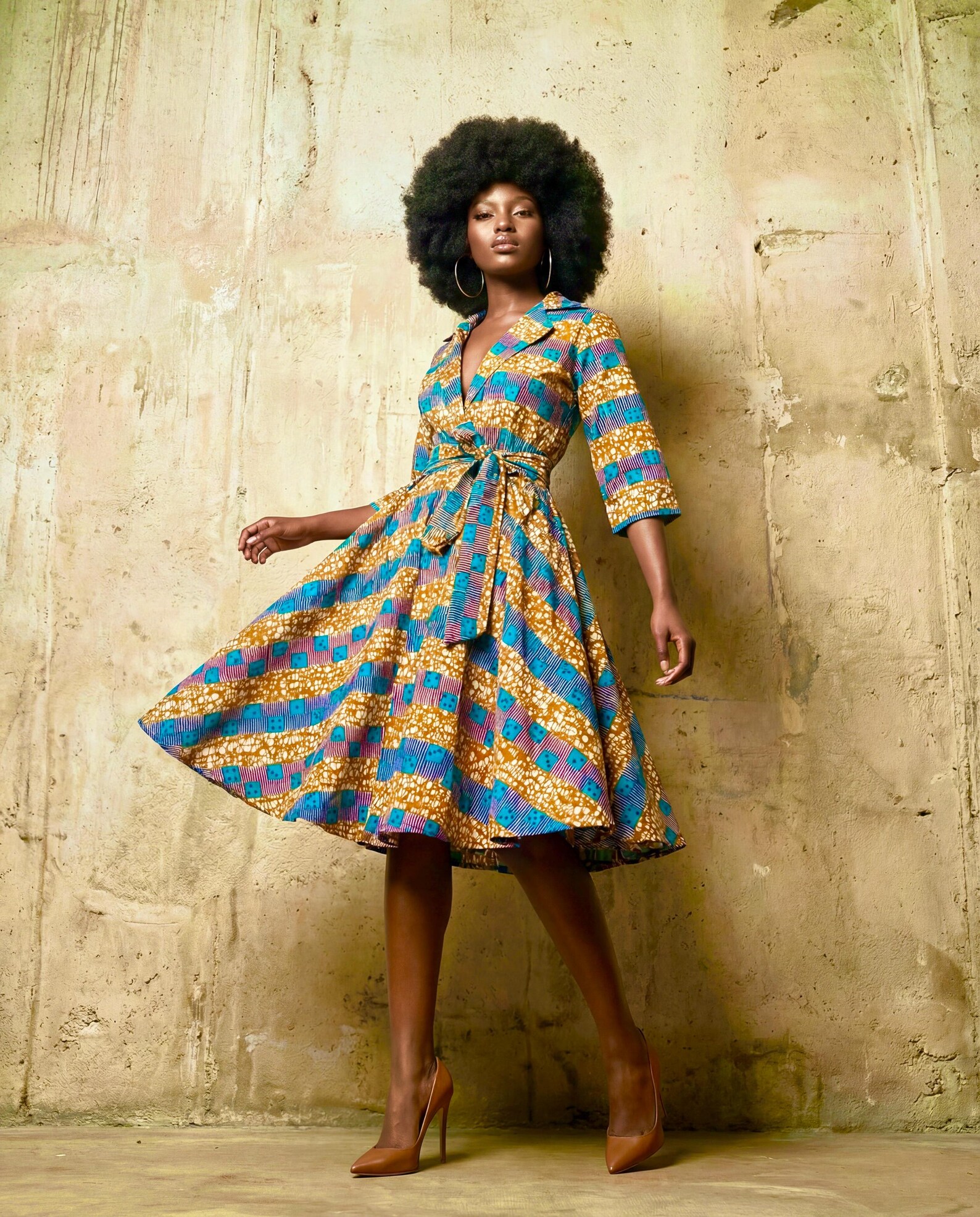 KAYLA Coat Dress in Pastel Hues. - Etsy