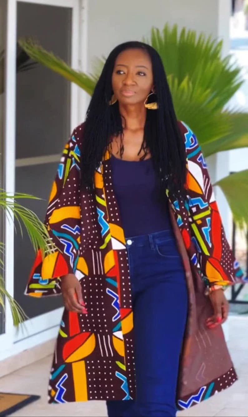 Lariba Kimono in Brown - Etsy