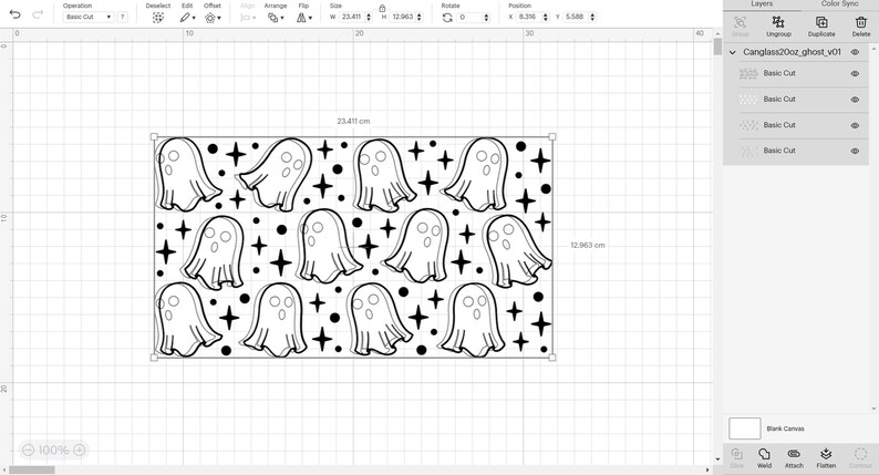 Boo Ghost Wrap Svg Halloween Can Glass Wrap File Cute Spooky - Etsy