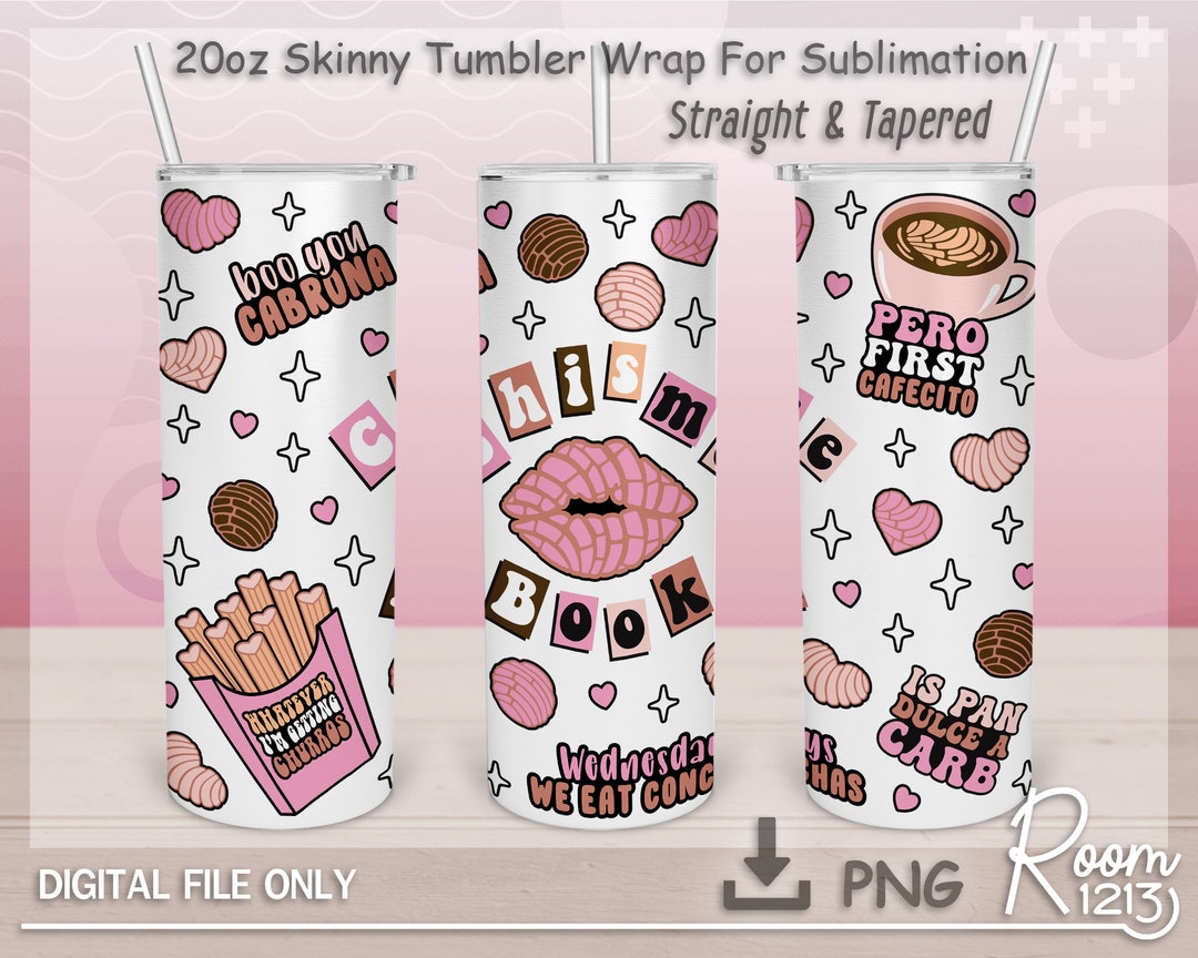 Chisme Book Sublimation Png, Concha Pan Dulce Png, Cafecito Y Chisme ...