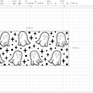 Boo Ghost Wrap Svg, Halloween Can Glass Wrap File, Cute Spooky Ghost ...
