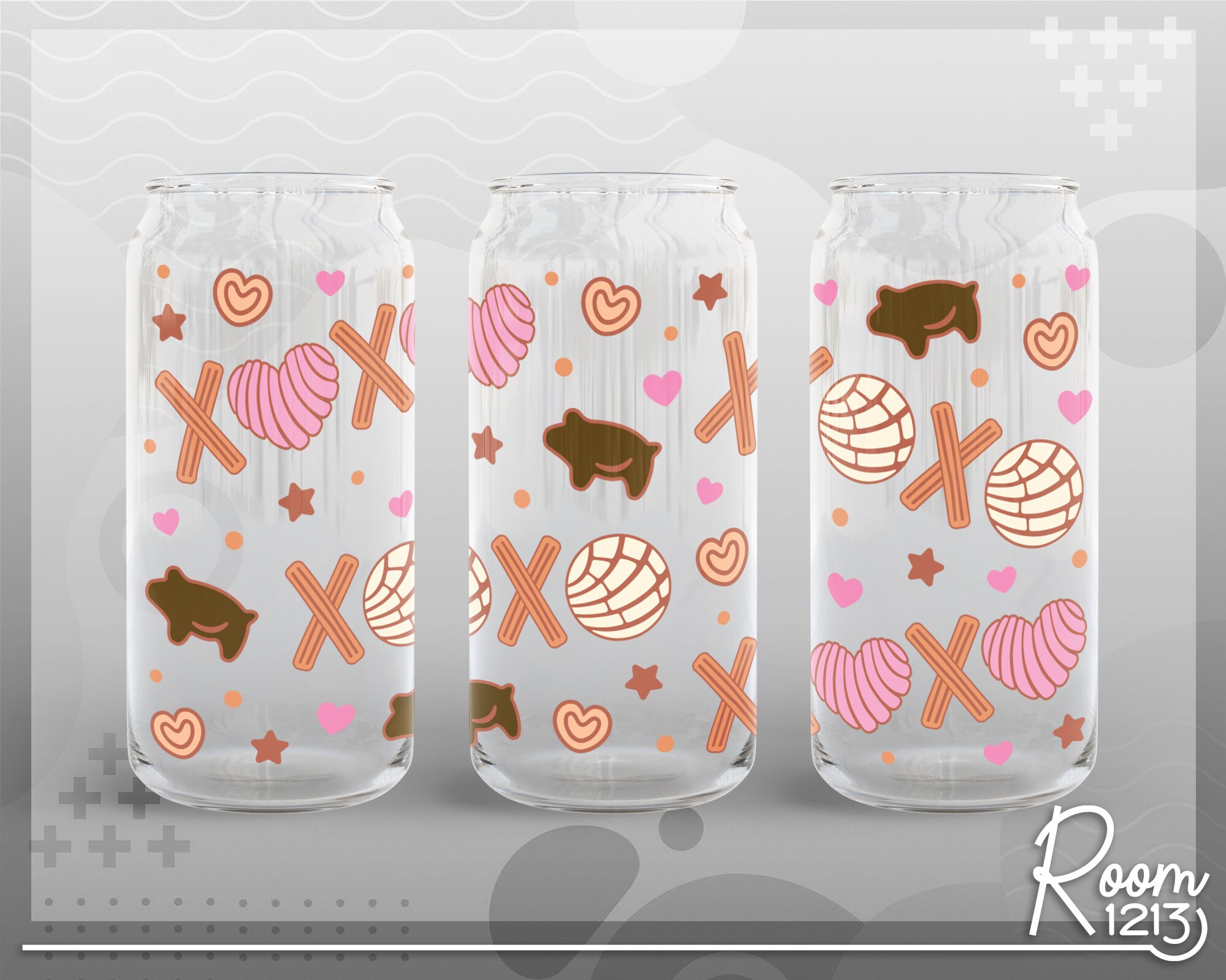 Xoxo Concha Wrap File Svg Cafecito Y Chisme Can Wrap Svg Valentines