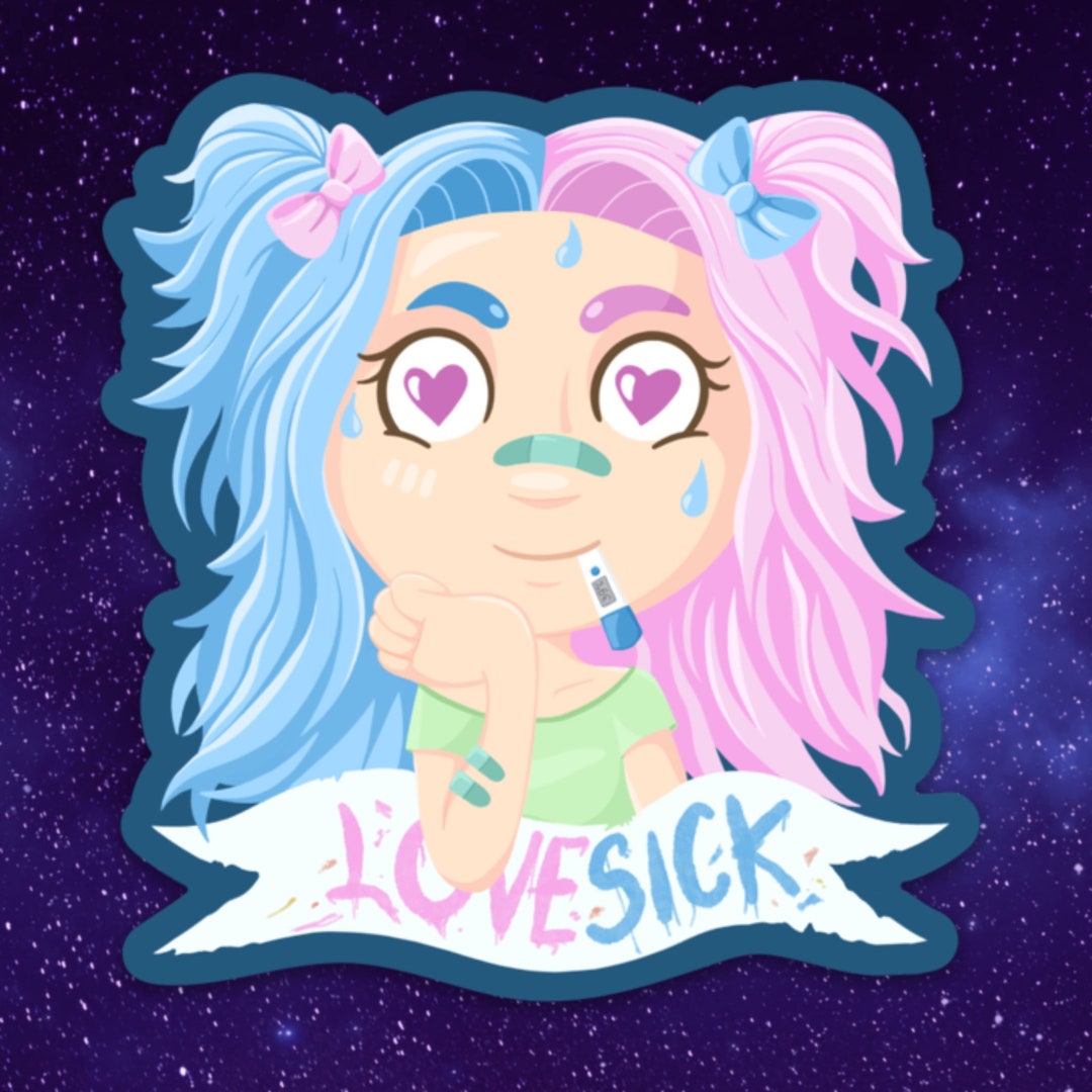 Yandere Sticker - Creepy Cute Sticker - Lovesick Sticker - Yami Kawaii ...