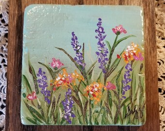 Hand Painted Ceramic Coasters - Etsy