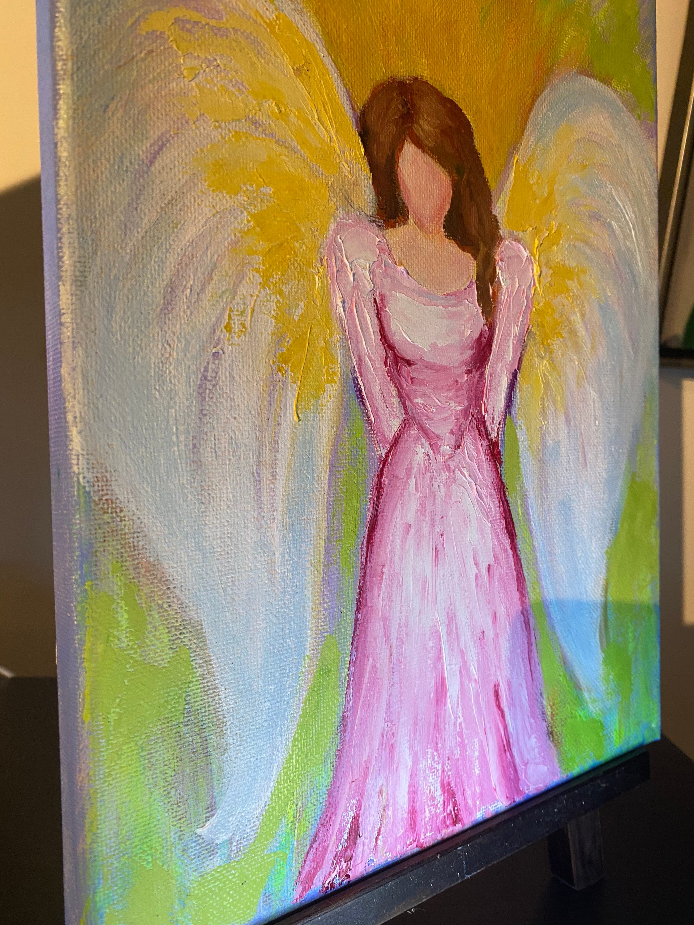 Angel Girl Painting Original Oil Painting Gift Painting - Etsy UK