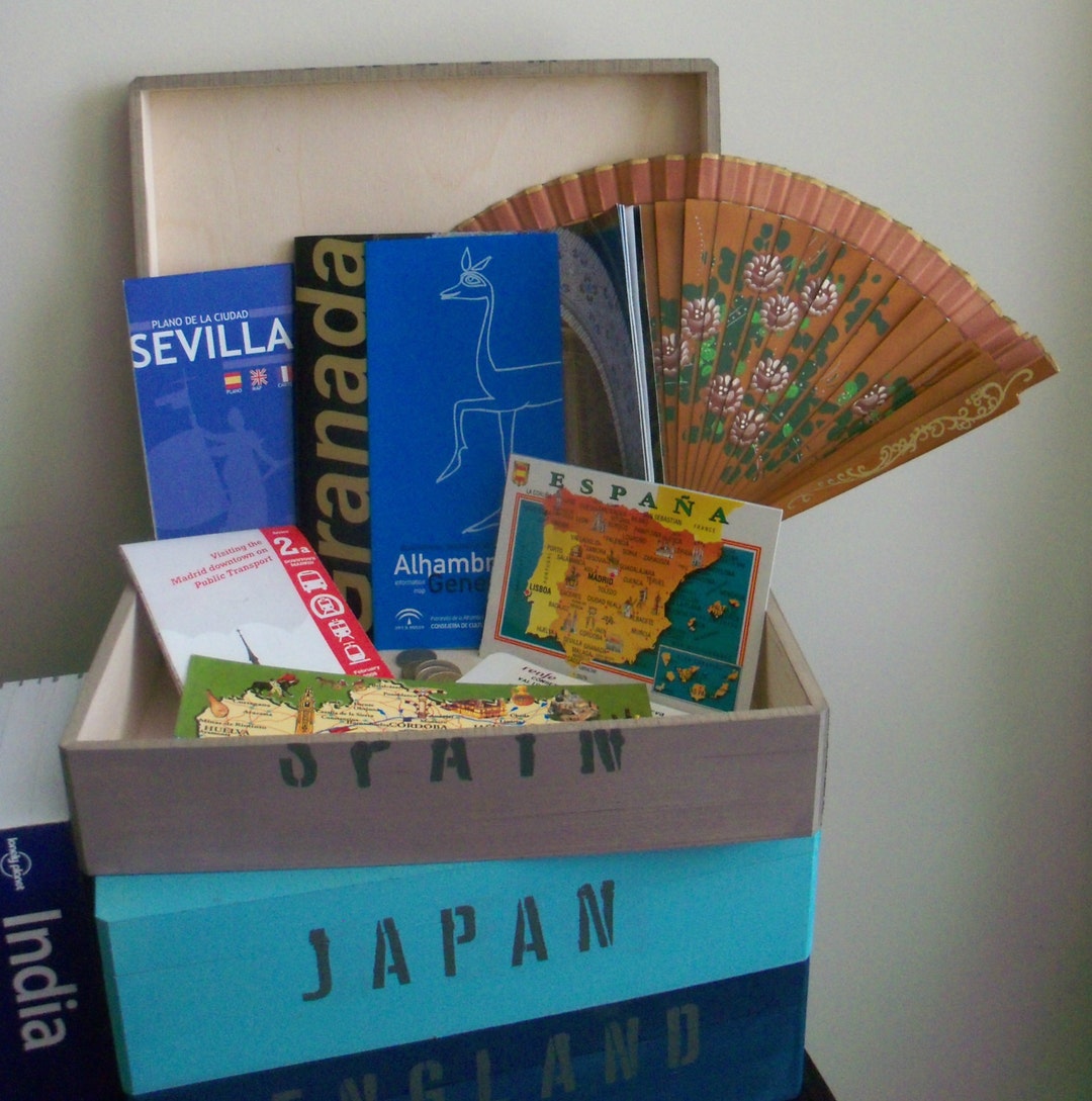 Travel Memory Box - Customizable - Etsy