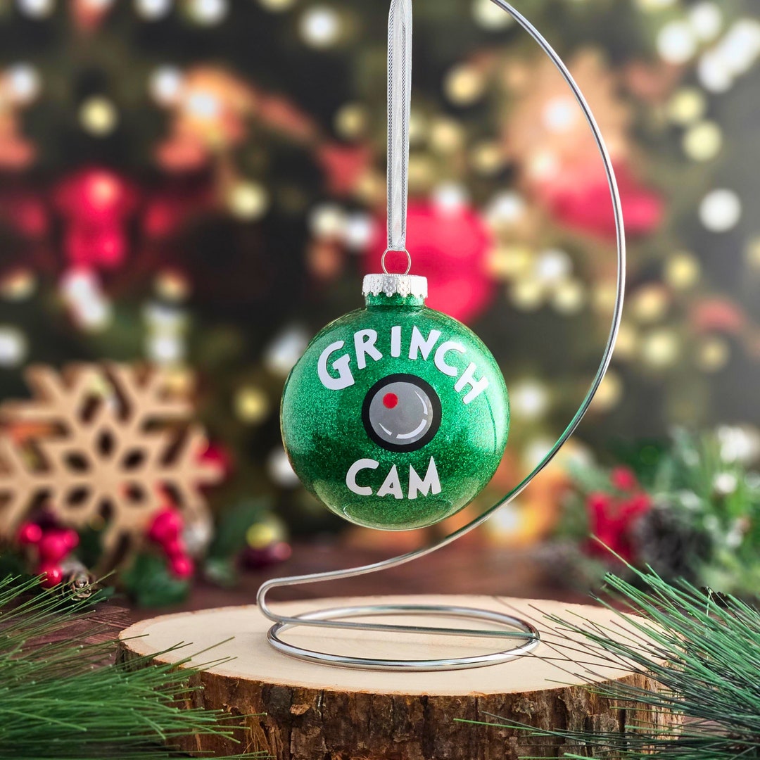 Grinch Cam Ornament, Grinch Ornament - Etsy