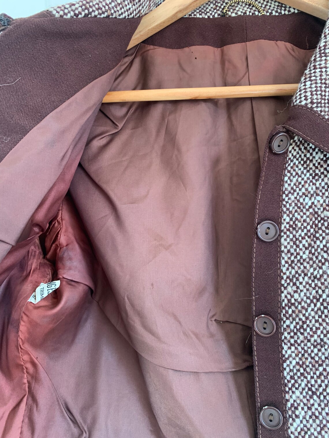 Vintage 1960s Miss Feraud Tweed Dress and Jacket Suit - Etsy