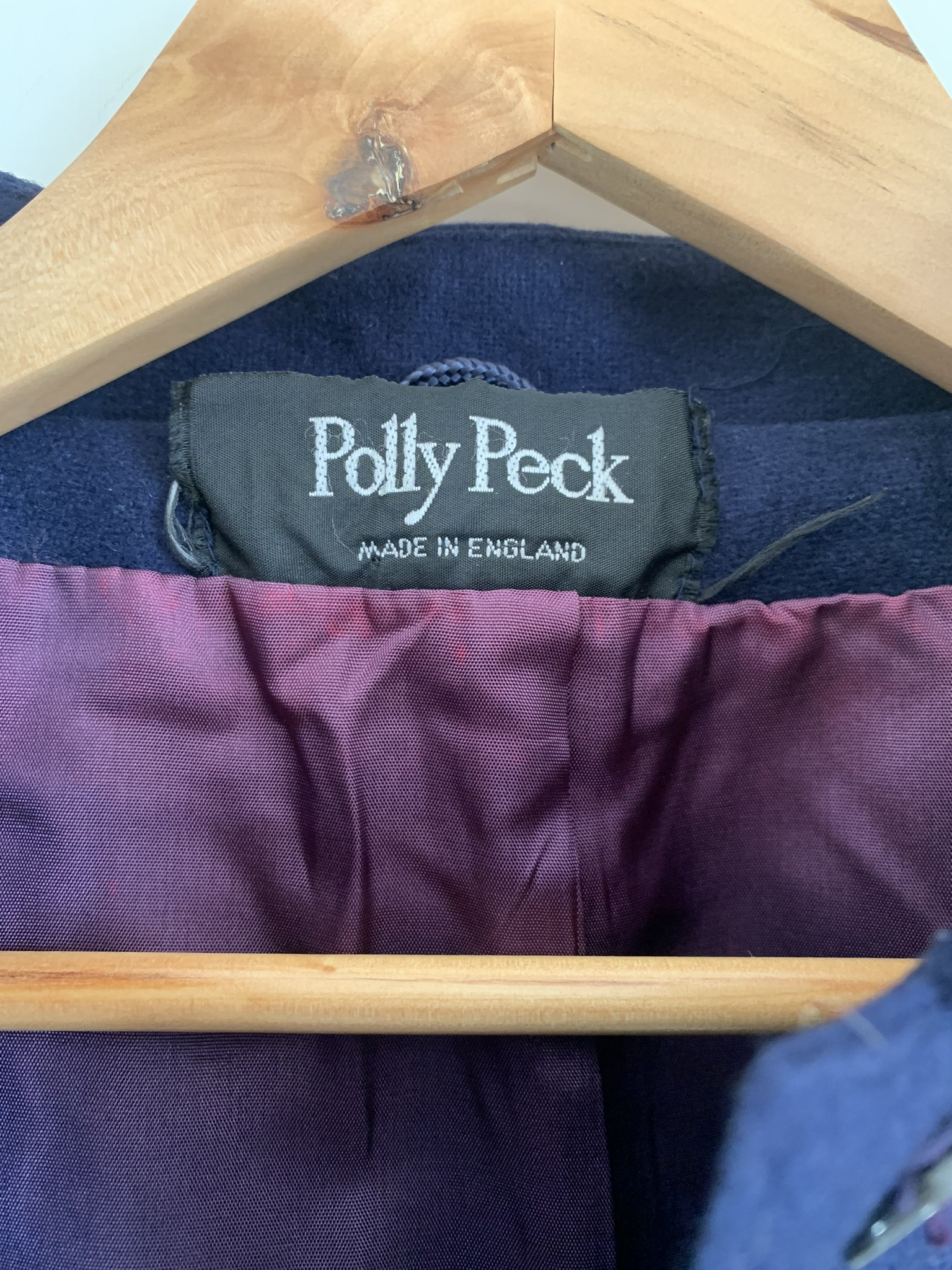 Vintage Polly Peck Blue Wool Skirt Suit S 1970s - Etsy