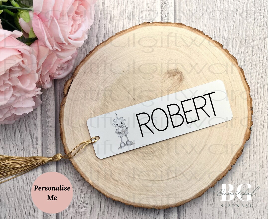 Robot Bookmark, Adult Bookmark, Metal Bookmark, Mothers Day Gift ...