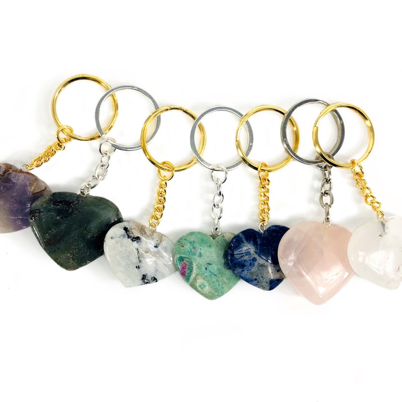 Heart Key Chain - Etsy