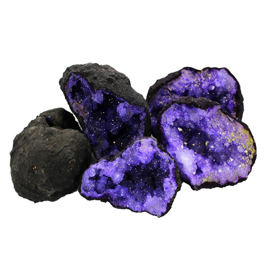 Open Your Own Geode Purple Color Dyed Druzy Geodes - Etsy Canada