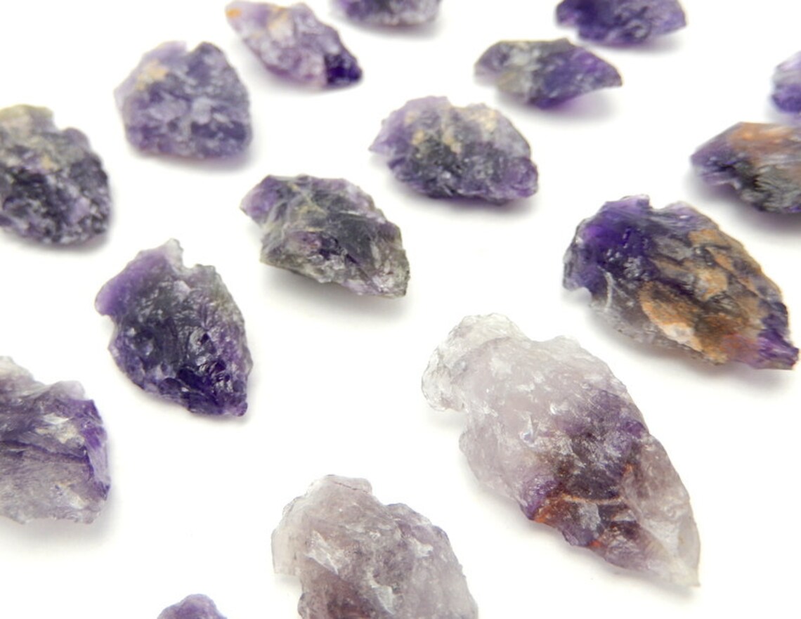 Amethyst Arrowhead Stone -- Jewelry Making and Wire Wrapping - Chakra ...