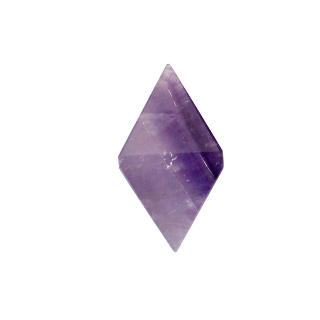 Amethyst Diamond Shaped Stone Point Diamond Shaped Amethyst - Etsy