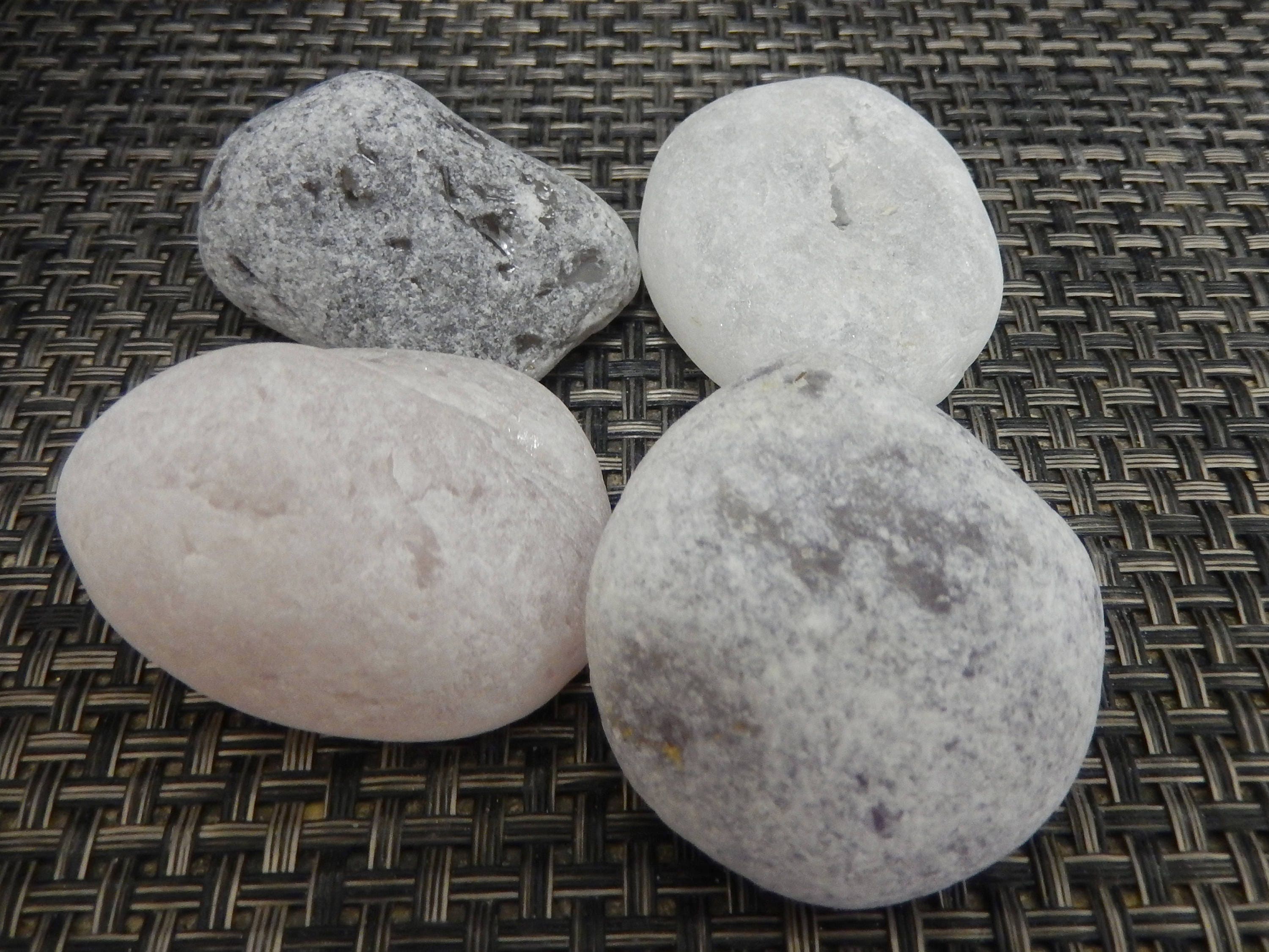 4 Assorted Large Seer Stones Window Stone Ema Egg tumbled | Etsy