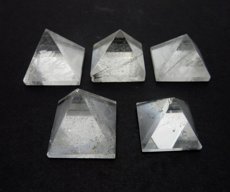 Crystal Quartz Pyramid Pyramid Shaped Crystal Quartz Stone - Etsy