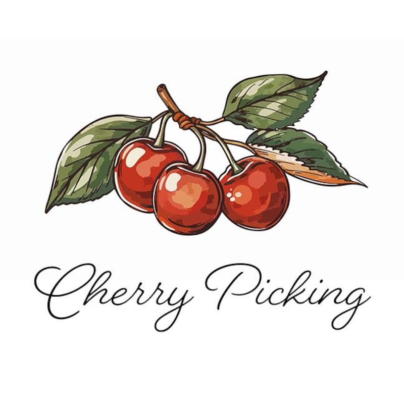 Cherries on Picks - Etsy