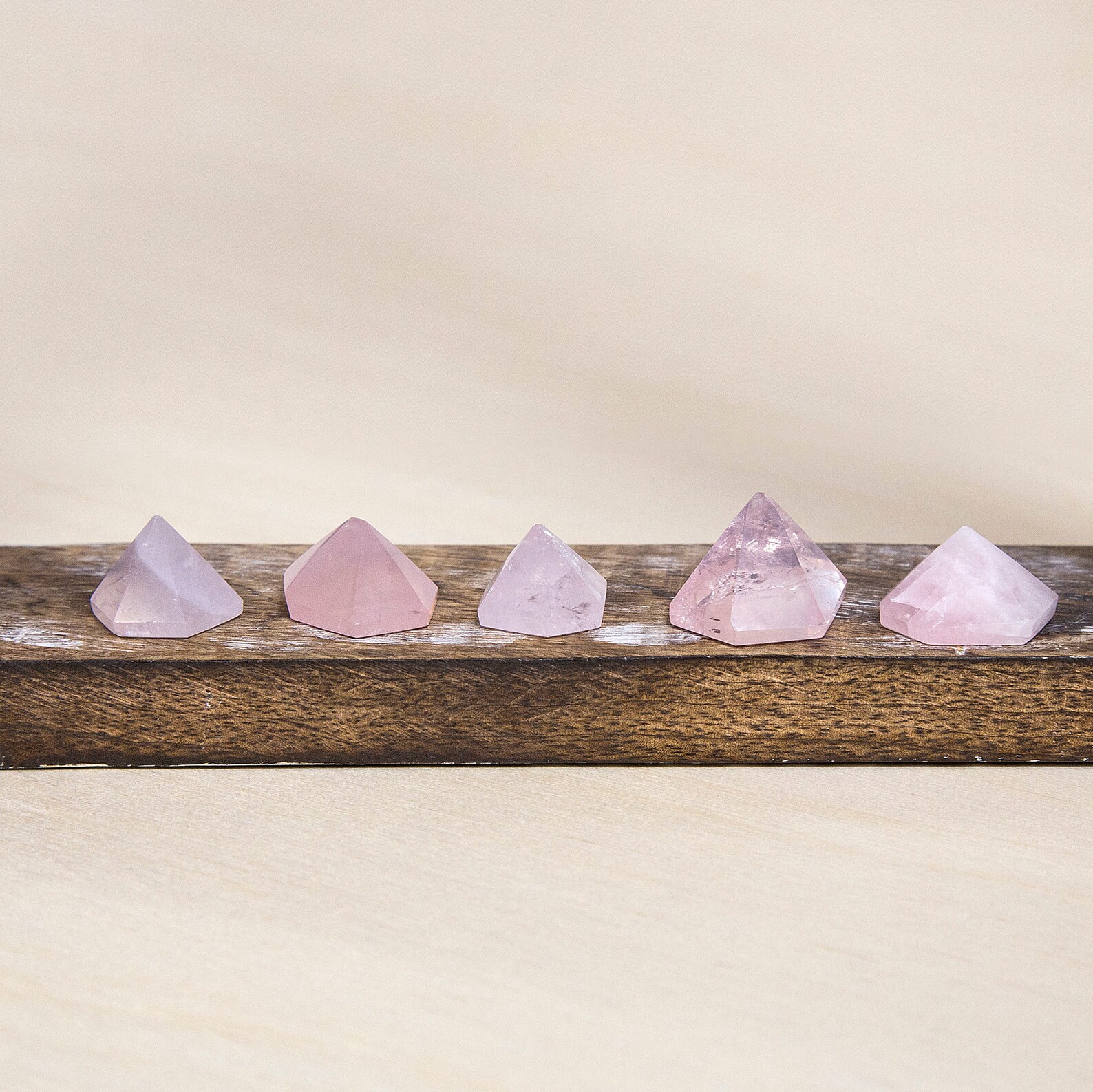 Hexagonal Pyramid Amethyst Citrine Rose Quartz Crystal - Etsy