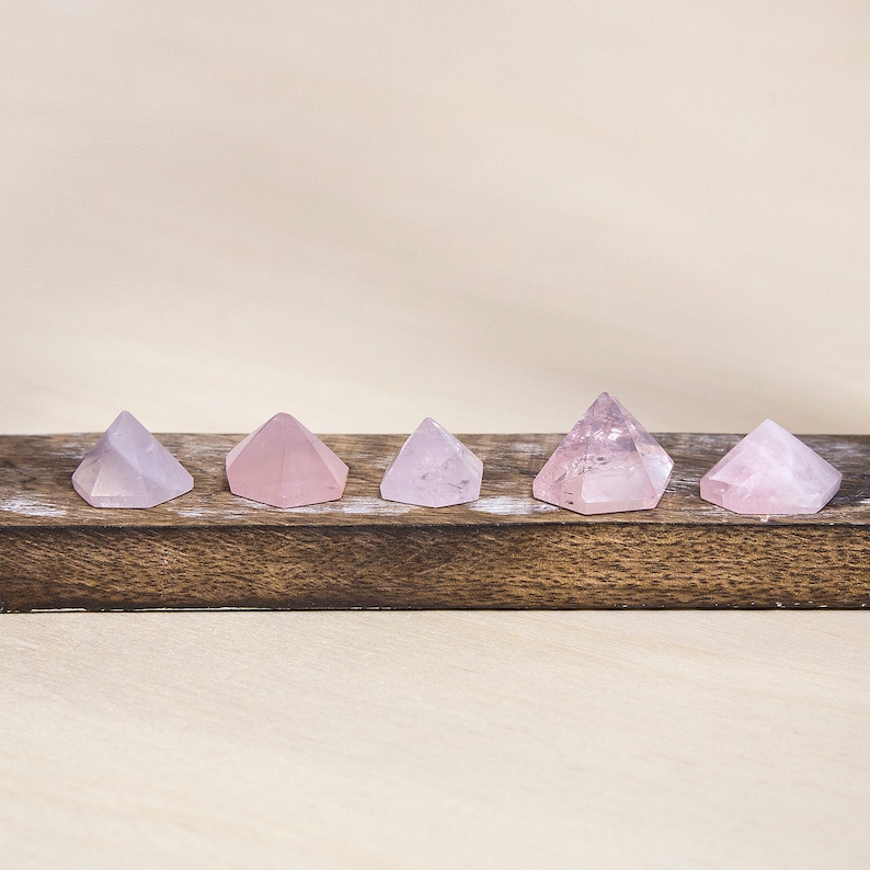 Hexagonal Pyramid Amethyst Citrine Rose Quartz Crystal - Etsy