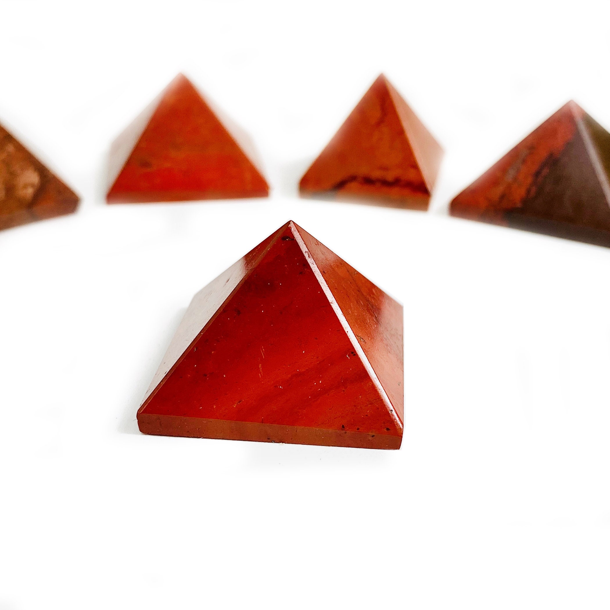 Red Jasper Pyramid 1'' Red Jasper Pyramid | Etsy