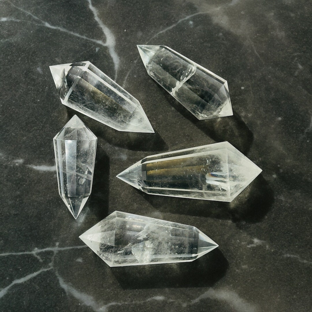 Vogel Crystal Quartz Polished Double Terminated Points High Quality ...