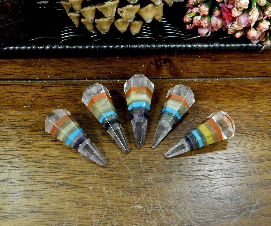 7 Chakra Pendulum Point - Metaphysical - Chakra - Crystal Grids ...