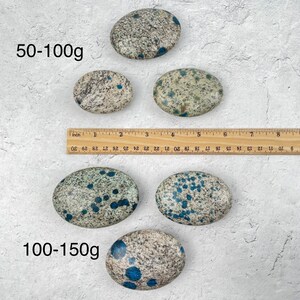 Granite and Azurite Palm Stone - by Weight - Etsy