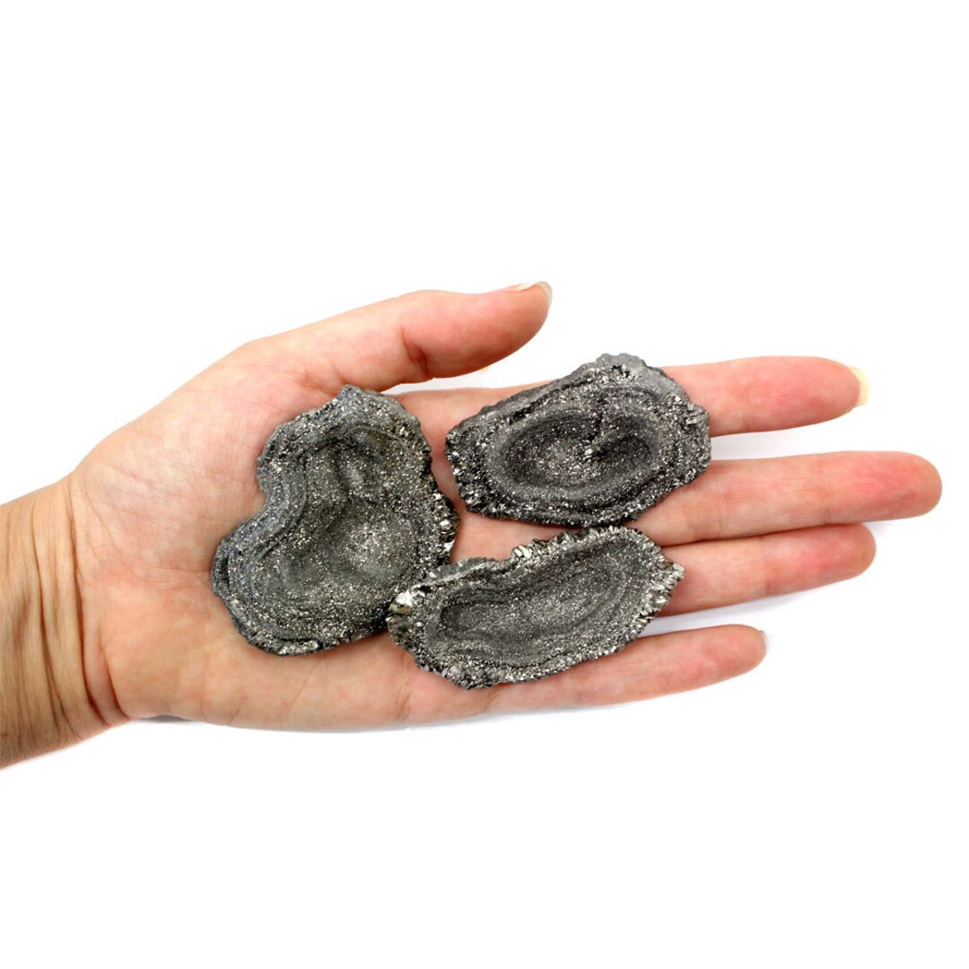 Titanium Coated Chalcedony Druzy Beautiful Free Form Druzy RK35B16-01 ...