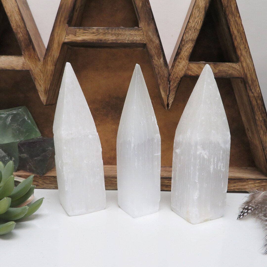 Selenite Crystal Tower Obelisk Point -stone Generator Wholesale ...