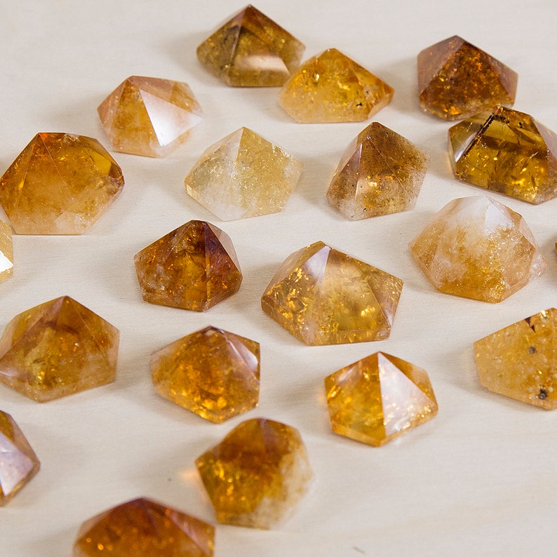 Hexagonal Pyramid Amethyst Citrine Rose Quartz Crystal - Etsy