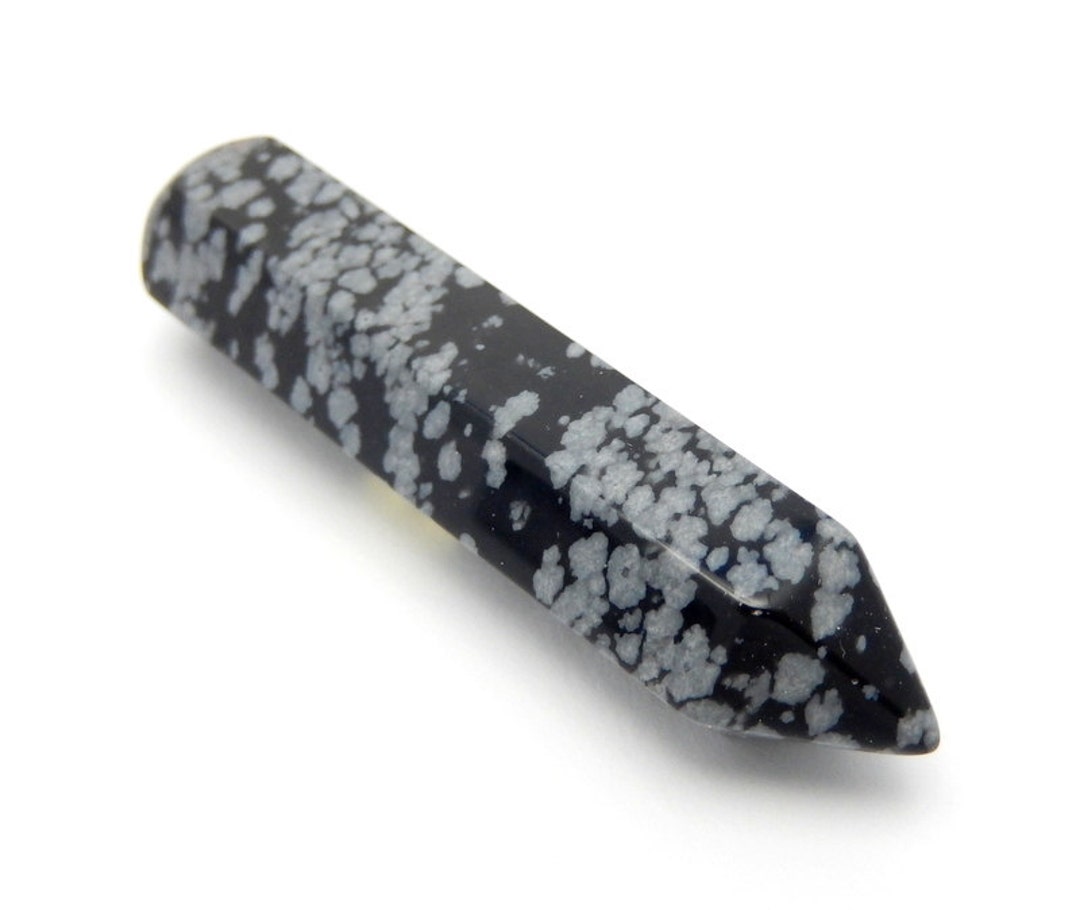 Snowflake Jasper Crystal Point Massage Wand - Etsy