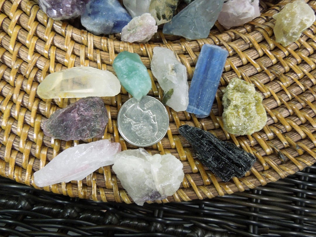 Rough Gemstone Mix - Brazilian Crystal Stones, Assorted Healing ...