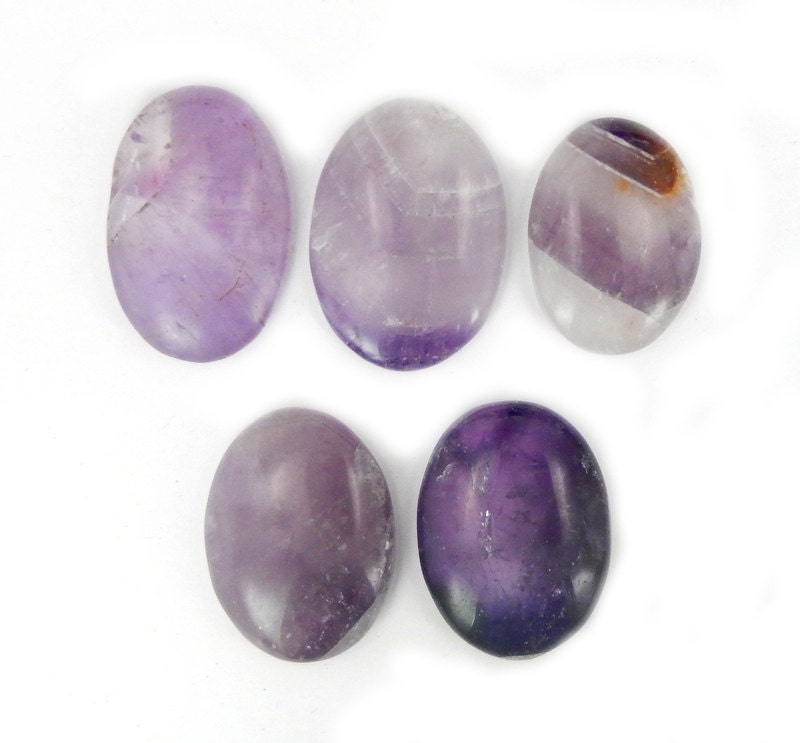 Amethyst Worry Stone Slab Thumb Stone Palm Stone Chakra - Etsy