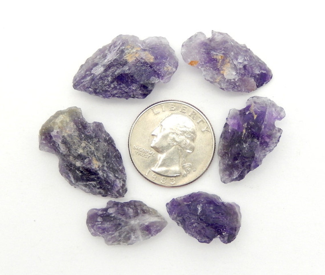 Amethyst Arrowhead Stone -- Jewelry Making and Wire Wrapping - Chakra ...