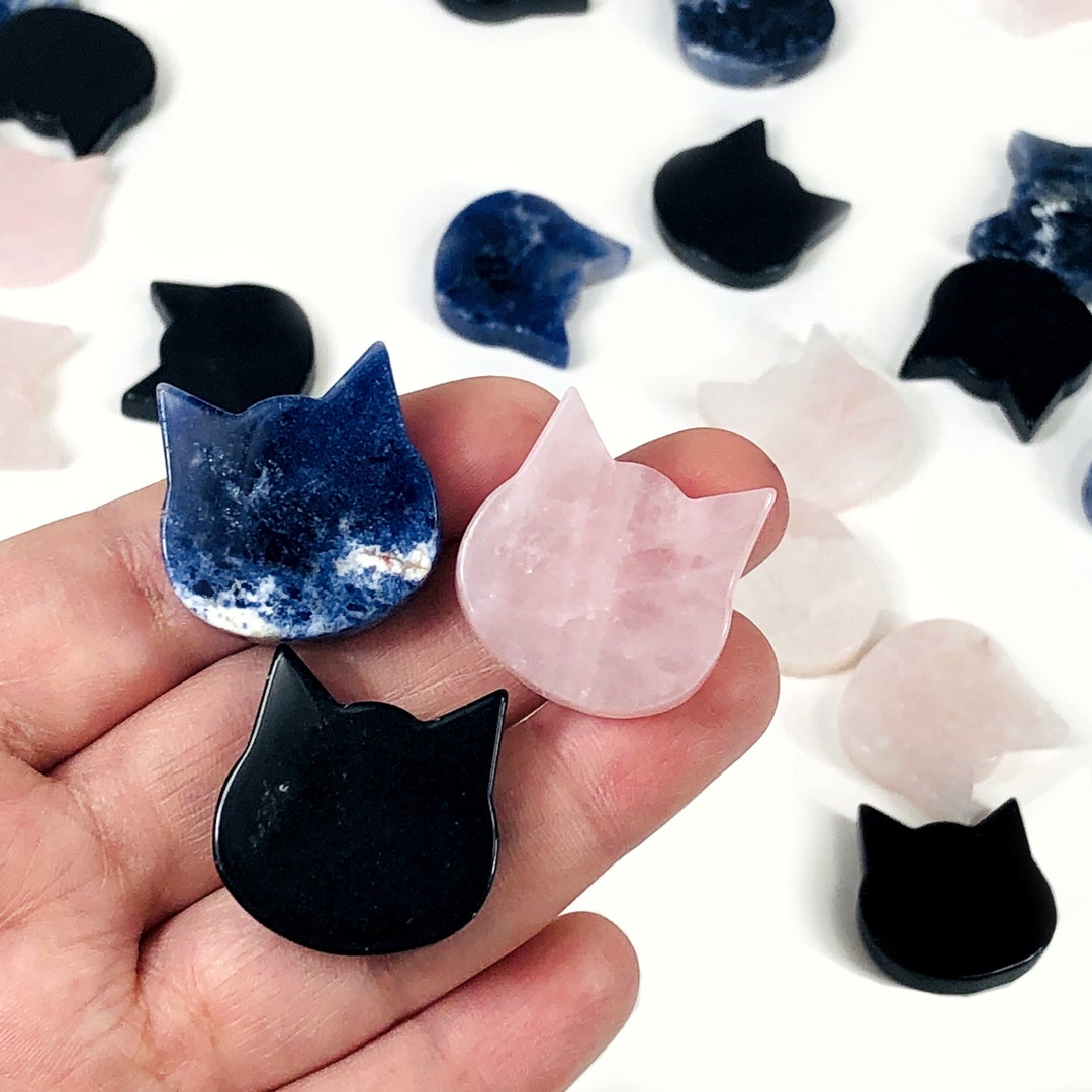 Crystal Cat Stone Kitty - Etsy